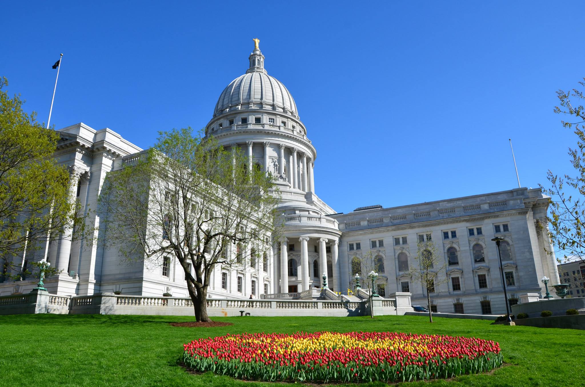 Fourth Most Beautiful State Capitol Madison Wisconsin HottyToddy