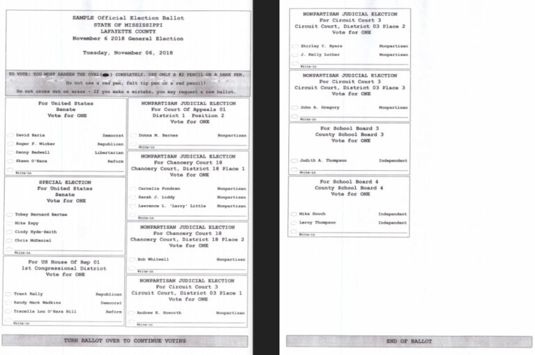 On the Ballot: What Lafayette County Voters Will See on Tuesday's ...
